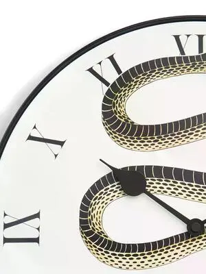 FORNASETTI Snake-motif Wall Clock