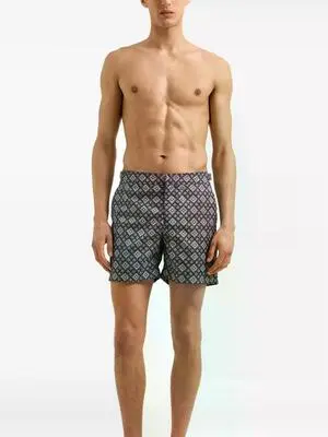 Orlebar Brown Bulldog Geometric-patterned Swim Shorts