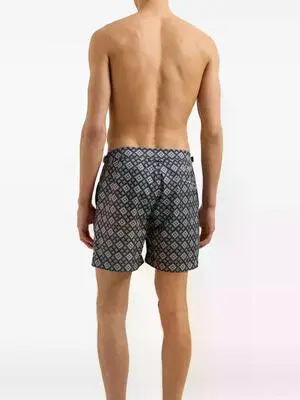 Orlebar Brown Bulldog Geometric-patterned Swim Shorts