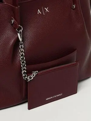 Armani Exchange Tote Bag - Burgundy