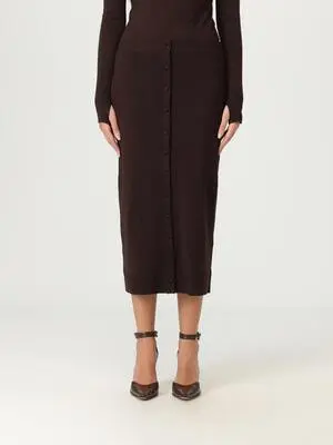 Victoria Beckham Button Front Knit Skirt