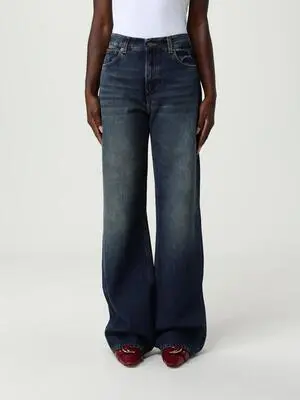 HAIKURE Wide Leg Jeans - Blue