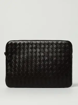 Bottega Veneta Woven Briefcase - Brown