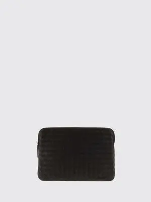 Bottega Veneta Bottega Veneta Woven Briefcase Silver