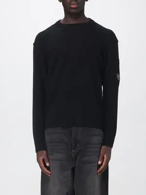 C.P. COMPANY Crew Neck Sweater - Black