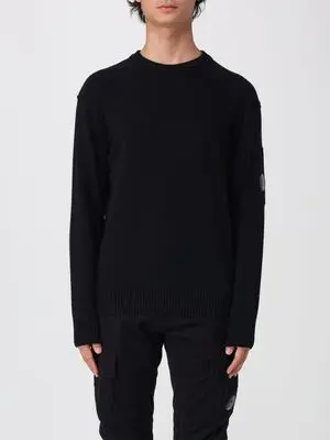 C.P. COMPANY Crew Neck Sweater - Black