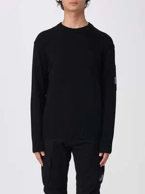 C.P. COMPANY Crew Neck Sweater - Black