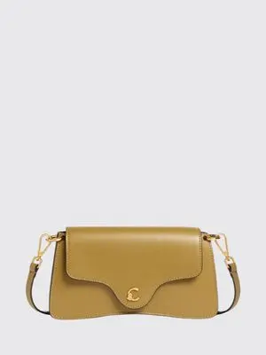 COCCINELLE Mini Bag With Gold Tone Clasp - Green