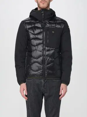 BLAUER. Quilted Jacket With Hood - Black