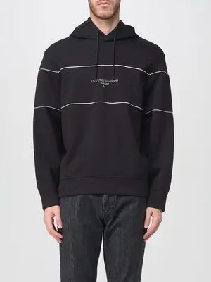 Emporio Armani Hoodie With Striped Detail