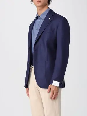 LUIGI BIANCHI Tailored Jacket - Blue