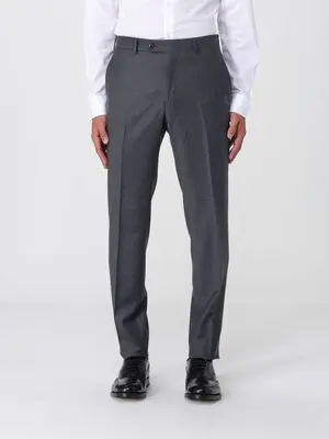 LUIGI BIANCHI Flat Front Trousers