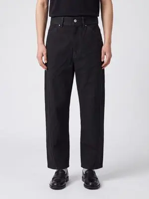 LEMAIRE Twisted Workwear High-waisted Straight Fit Denim Jeans - Black