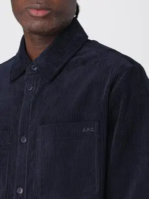 A.p.c. Corduroy Shirt Jacket - Blue