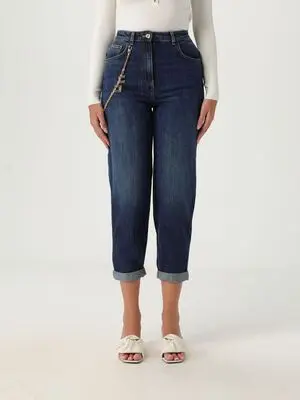 Elisabetta Franchi Cuffed Jeans