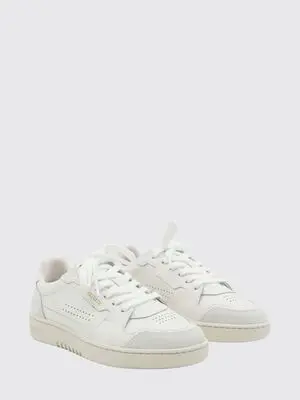 Axel Arigato Dice Lo Leather And Suede Sneakers With Perforated Toe - White