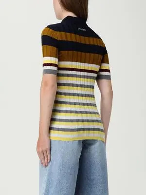 Marni Striped Knit Polo Shirt