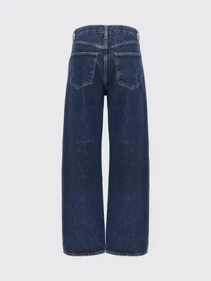 AGOLDE High-waisted Wide-leg Jeans In Regenerative Cotton