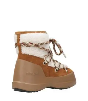 Moon Boot Shearling Boots - Whisky+bianco Sporco