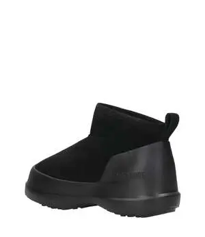 Moon Boot Suede Leather Boots - Black
