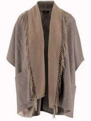 Alonpi Cashmere Cape - Beige