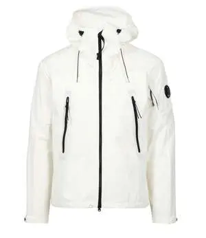 C.P. COMPANY Technical Fabric Jacket - White