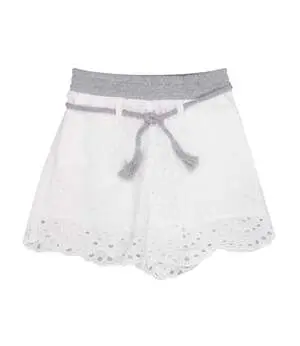 MAX&CO Shorts With San Gallo Lace