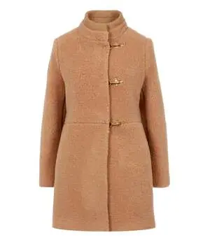 FAY Eco Sheepskin Coat - Camel