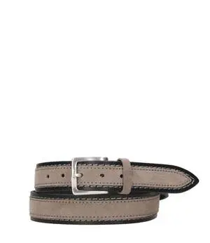 Ortigni Silver Tone Belts For Men