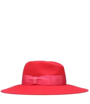Borsalino Felt Hat - Red