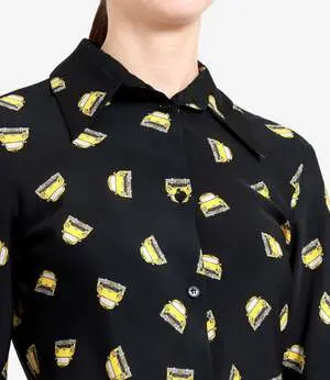 Erika Cavallini Printed Viscose Shirt