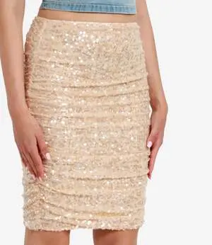 ANIYE BY Sequin Sheath Skirt