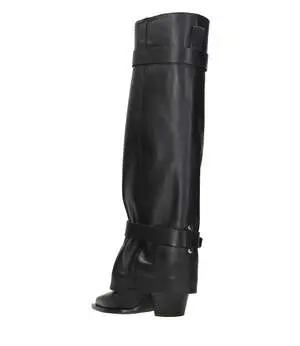 Elena Iachi Leather Knee High Boots