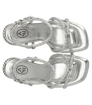 Ash Lola Bis Heeled Sandal - Silver