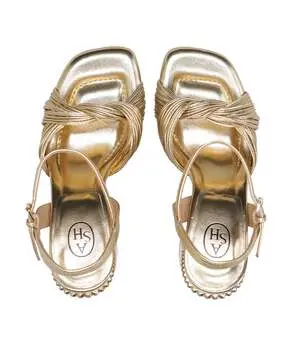 Ash Satin Strappy Sandals