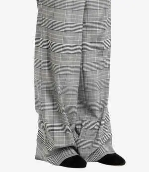 ANIYE BY Check Pattern Palazzo Trousers