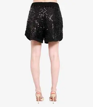 Herno Sequin Embellished Shorts