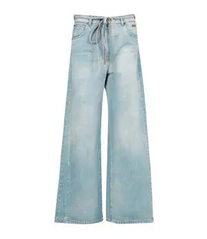 MSGM Delavé Wide Leg Jeans