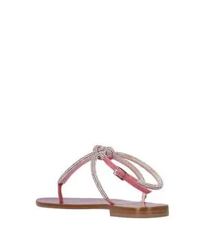 EDDI CUOMO Rhinestone-embellished Suede Sandals