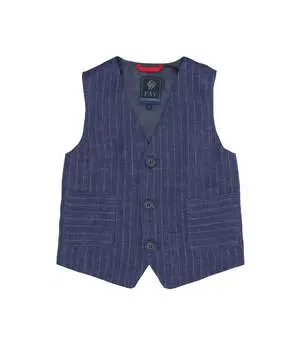 FAY Cotton Pinstripe Vest