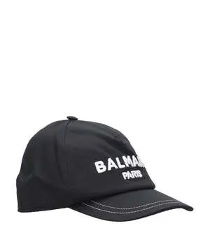 Balmain Cotton Cap - Black