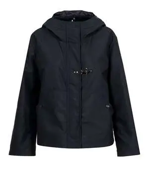 FAY Flared Technical Fabric Coat