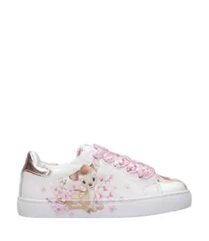 Monnalisa Printed Leather Sneakers