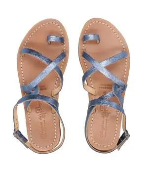 ARTIGIANO DEL BORGO Braided Leather Sandals