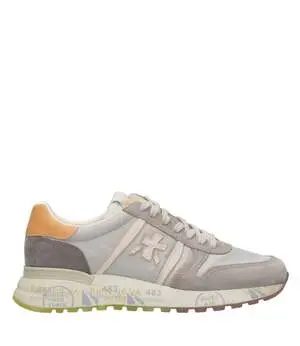Premiata Lace Up Sneakers - Beige+taupe