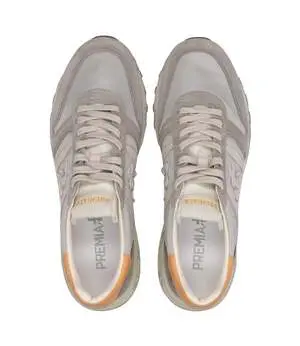 Premiata Lace Up Sneakers - Beige+taupe