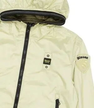 BLAUER. Reversible Jacket With Hood - Yellow