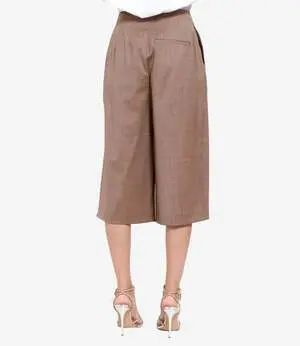 PHILOSOPHY BY LORENZO SERAFINI High Waisted Wide Leg Shorts