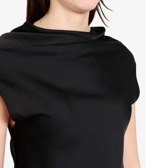 PHILOSOPHY BY LORENZO SERAFINI Crêpe Top - Black