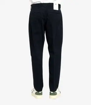 PT TORINO Tailored Carrot Fit Trousers - Blue